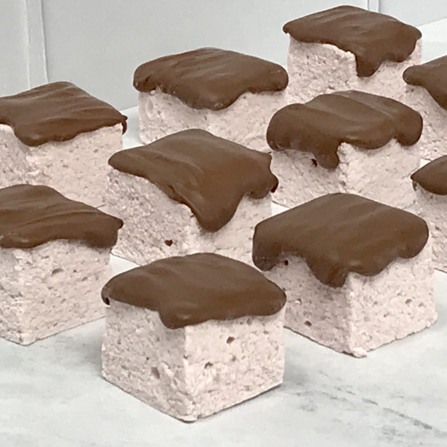 Milk Chocolate Strawberry Marshmallows - Amos and Annie's